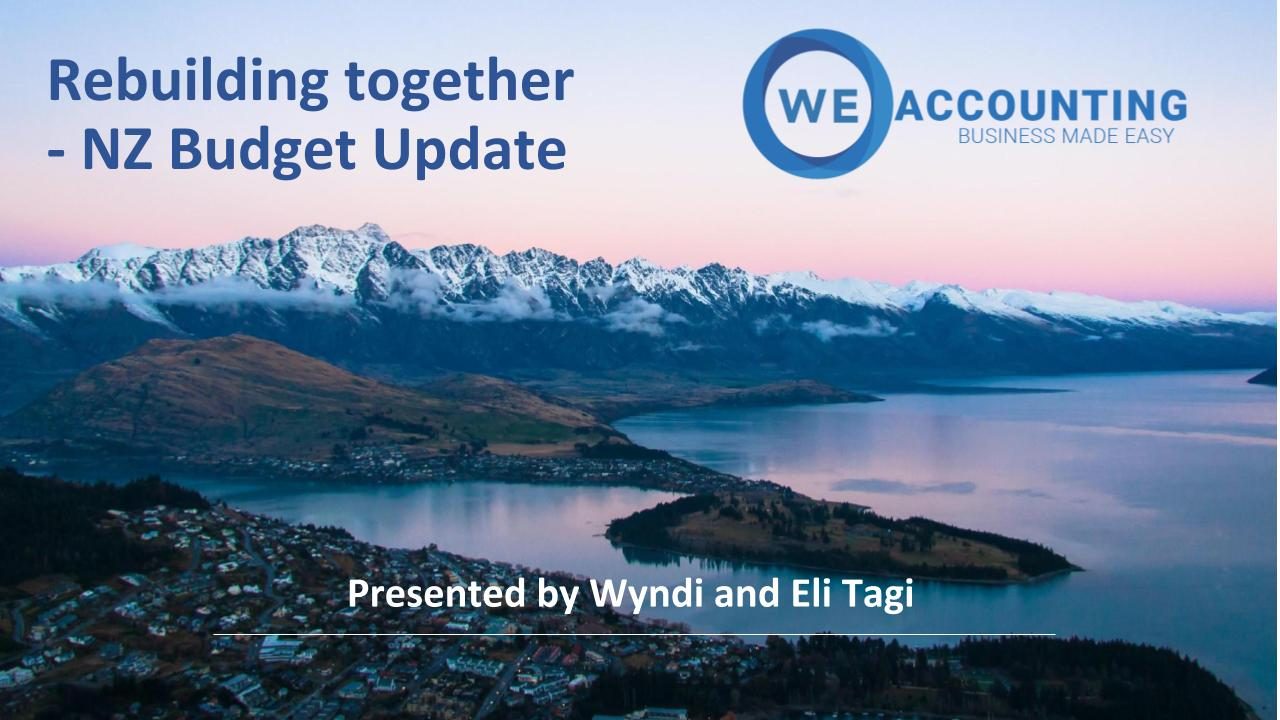 Rebuilding Together NZ Budget Update | WE Mana